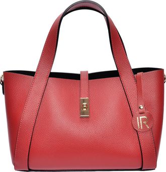 Isabella Rhea Rot Rindsledertasche