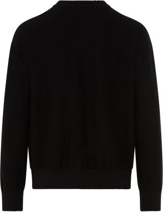 HUGO BOSS Strickpullover Relaxed Fit, Rundhalsausschnitt, softe Strickqualit&auml;t