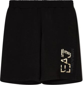 Emporio Armani Emporio Armani Ea7, Homme, Shorts, Noir, Taille: 2XL Bermuda avec Maxi Logo