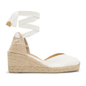 Castaner Femme, Chaussures, Blanc, Taille: 37 EU Chiara Wedge Espadrille