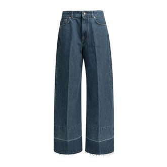 Givenchy High-Waisted Wide-Leg Denim Jeans - - Jeans - Damen - Blau - W27