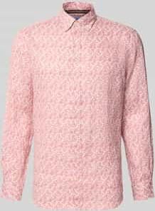 Christian Berg Slim Fit Leinenhemd aus reinen Leinen