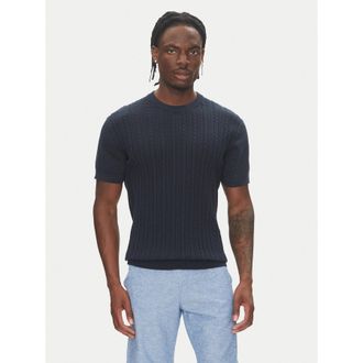 Lindbergh Lindbergh T-Shirt 30-804115 Dunkelblau Slim Fit