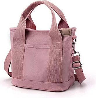Generic Tinkertechus Petit sac à bandoulière, sac fourre-tout avec grande capacité, sac à bandoulière en toile à fermeture éclair multipoches, sacoche Hobo po