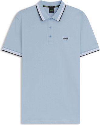 BOSS Herren Paddy Polo, Light/Pastel Blue450, 3XL EU