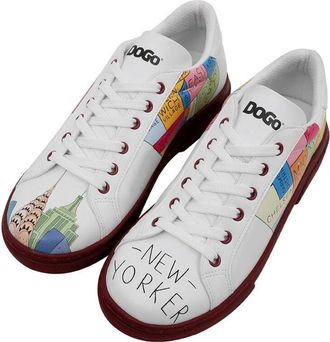 Dogo Damen Ace Sneakers Sneaker, Blanc, 38 EU