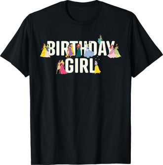 Disney Princess Squad Birthday Girl Matching Birthday Party T-Shirt