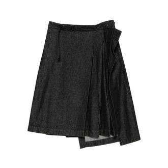 Yohji Yamamoto Denimrock - - Skirts - Damen - Schwarzk - S