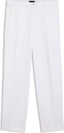 BOSS Herren C-Kai-DPL Relaxed-Fit Hose aus Baumwoll-Twill Weiß 35/32