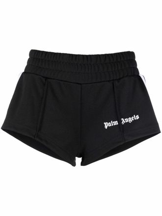 Palm Angels Shorts mit Streifen - Schwarz
