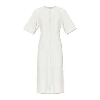 Ami Kleid mit Schlitz - - Dresses - Damen - Wei&szlig; - 4XS