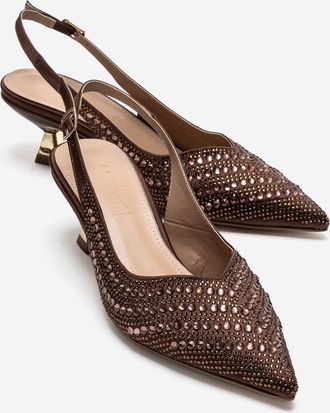Prologue Royale Verzierter Kitten-Heel-Pumps