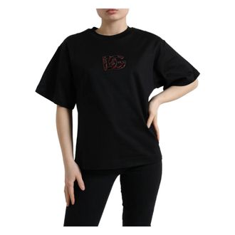 Dolce & Gabbana T-Shirts - - Tops - Damen - Schwarzk - 2XS