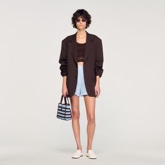 Sandro Veste oversize en laine