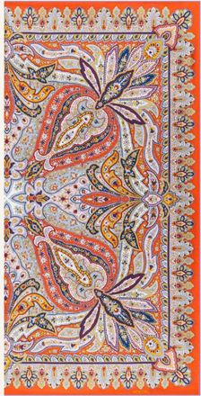 Roeckl Seidentuch Flourishing Paisley orange
