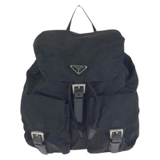 Prada Pre-owned Tessuto Nylon Rucksack - - Pre-owned - Damen - Schwarzk - ONE SIZE