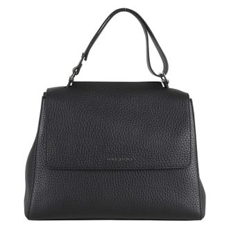 Orciani Sveva Soft Media Shoulder Bag - Femme - Sacs - Noir - Taille: ONE Size