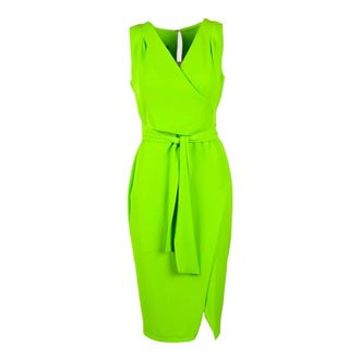 Access Fashion Access Fashion, Femme, Robes, Vert, Taille: 38 FR Robe Midi