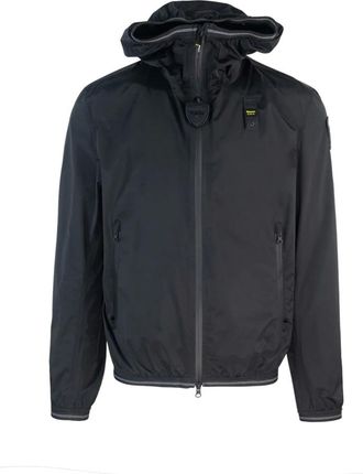 Blauer Homme, Vestes, Noir, Taille: M Veste &agrave; capuche zipp&eacute;e Farrin