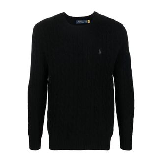 Polo Ralph Lauren Schwarze Pullover f&uuml;r M&auml;nner - - Knitwear - Herren - Schwarzk - S