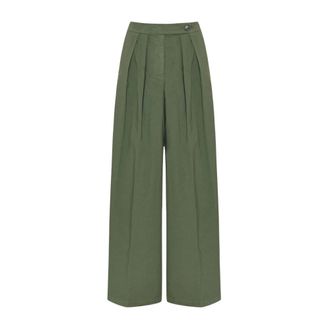 Dries Van Noten Pamplona GD 4322 Hose - - Trousers - Damen - Gr&uuml;n - M