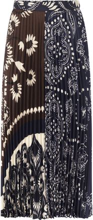 Max Mara Weekend Maxmara Wkdmilord - Jupe en serg&eacute; imprim&eacute;