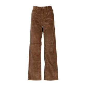 Roy Rogers Wide Hosen - - Trousers - Damen - Braun - W29