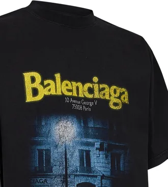 Balenciaga The Address T-Shirt - Black