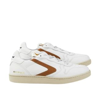 Valsport Homme, Chaussures, Multicolore, Taille: 41 EU Baskets Cuir Blanc Cognac