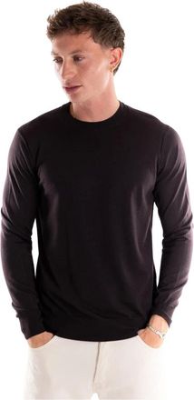 Paolo Pecora Homme, Pulls, Brun, Taille: XL Maille ras du cou