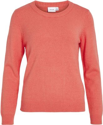 Vila Female Strickpullover Rundhalsausschnitt