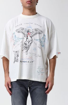 Represent Locker geschnittenes Baumwoll-T-Shirt mit Grafikdruck