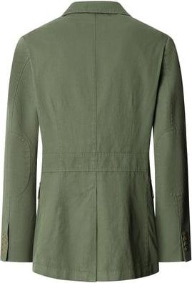 Hackett Blazer en lin et coton m&eacute;lang&eacute;s extensible