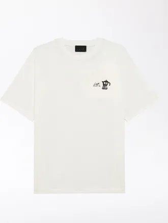 D.A.T.E. t-shirt cafe ivory