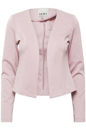 Ichi IHKATE BL Blazer Court pour Femme avec Stretch, Violet Fragrant (143204), L