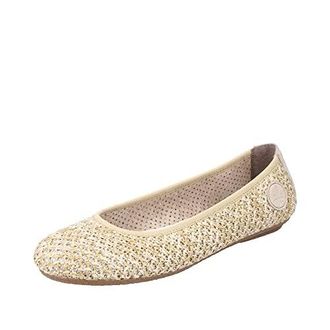 Rieker Femme 41480 Ballerines, Beige, 36 EU
