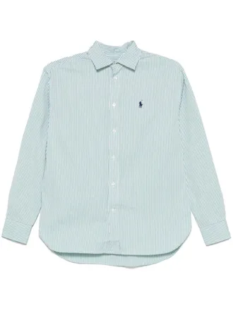 Polo Ralph Lauren chemise à rayures - Vert