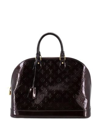 Louis Vuitton Alma Handbag Monogram Vernis GM satchel - Violet