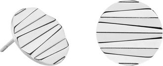 Coeur de Lion Ohrringe - Ohrstecker Round Wave - Gr. unisize - in Silber - f&uuml;r Damen