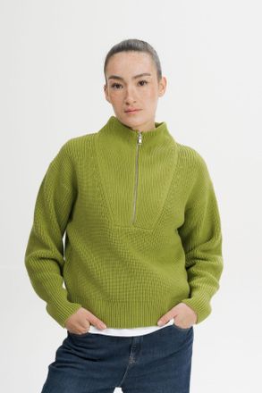 Mela Damen vegan Troyer Pullover Kimaya Seaweed