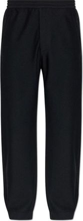 Giorgio Armani Homme, Pantalons, Noir, Taille: XL Perforated Pantalons
