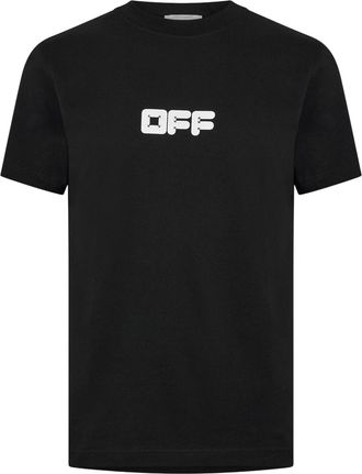Off-white Off White - T-Shirt f&uuml;r Herren, Baumwolle, Schmal (Schwarz)