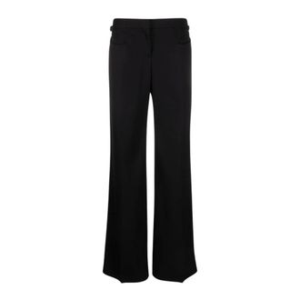Tom Ford Schwarze- gerade Wollhose - - Trousers - Damen - Schwarzk - XS
