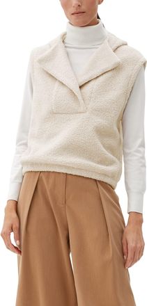 s.Oliver Damen 2123839 Sweatshirt rmellos, Beige, 42 EU