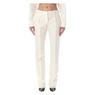 Balenciaga Schmale Anzughose - - Trousers - Damen - Beige - M