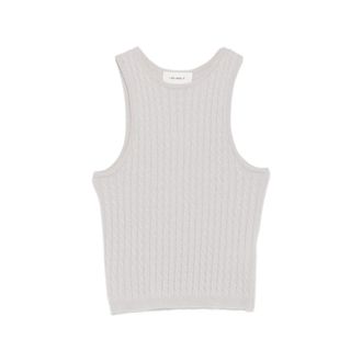 Lisa Yang Iora Cable-knit Tank Top