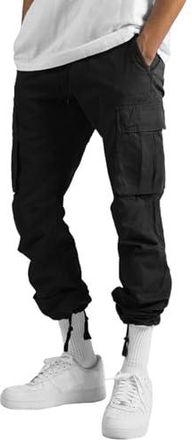 Generic Pantalon cargo baggy pour homme, pantalon de travail extensible - Pantalon de randonn&eacute;e respirant et extensible, coupe d&eacute;contract&eacute;e, pantalon tactique