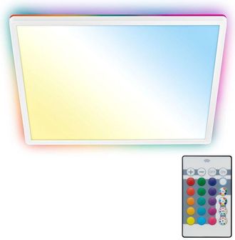 B.K.Licht B.k.licht - led Panel 42x42 cm - 22W, 3000lm, dimmbar, Fernbedienung, cct, rgb, weiß
