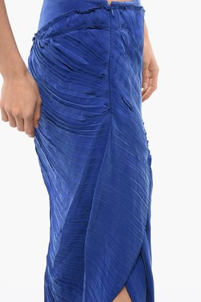 Balmain Asymmetrischer Rock mit drapiertem Design Balmain