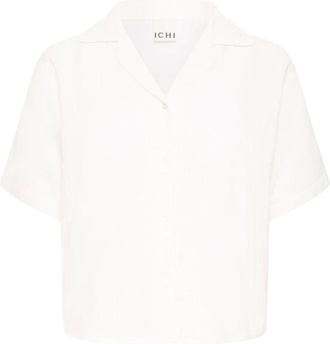 Ichi Ichi, Femme, Blouses et Chemises, Blanc, Taille: 42 FR Chemises &agrave; manches courtes